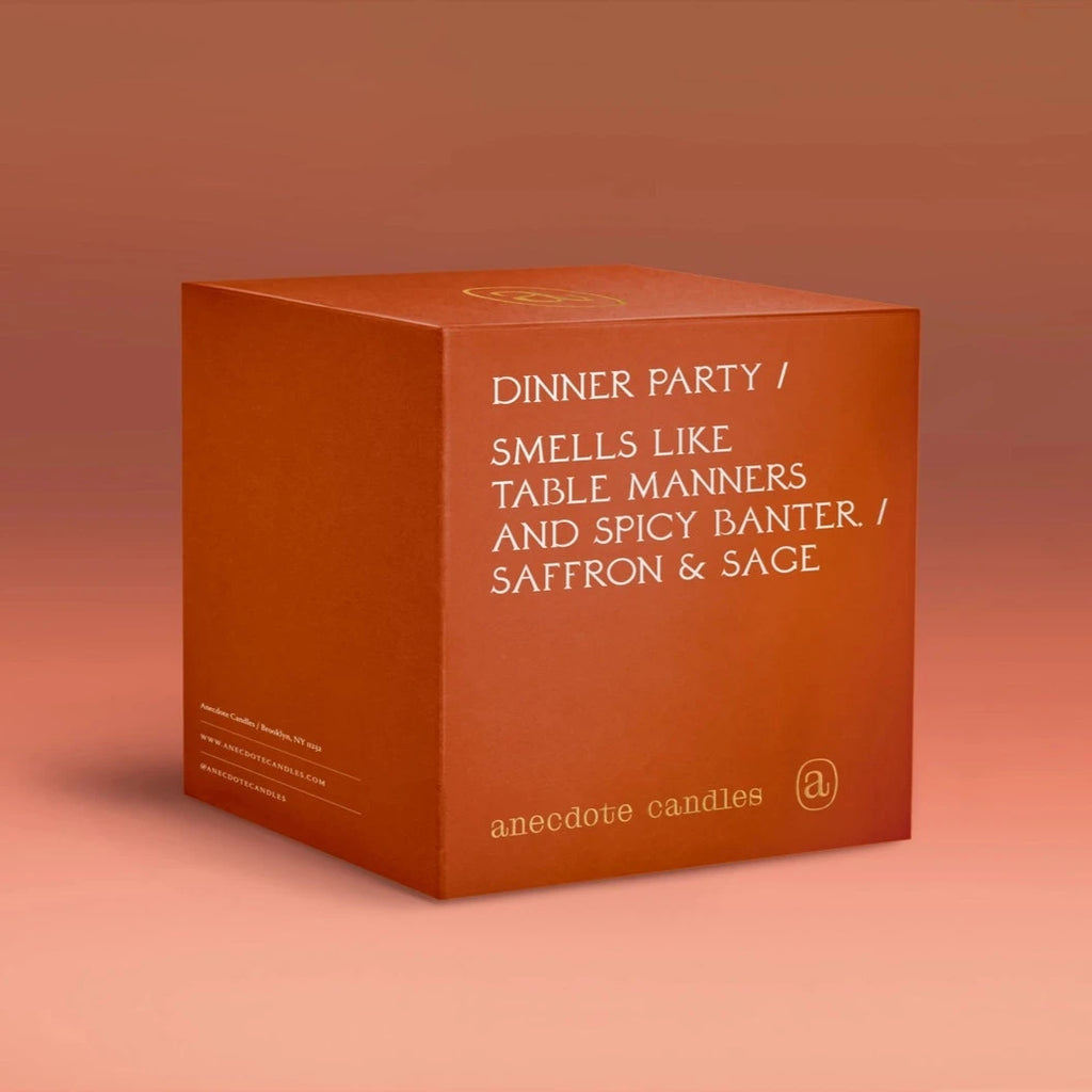 Dinner Party (Saffron & Sage) Gold Tumbler Boxed Candle – AIA Design Shop